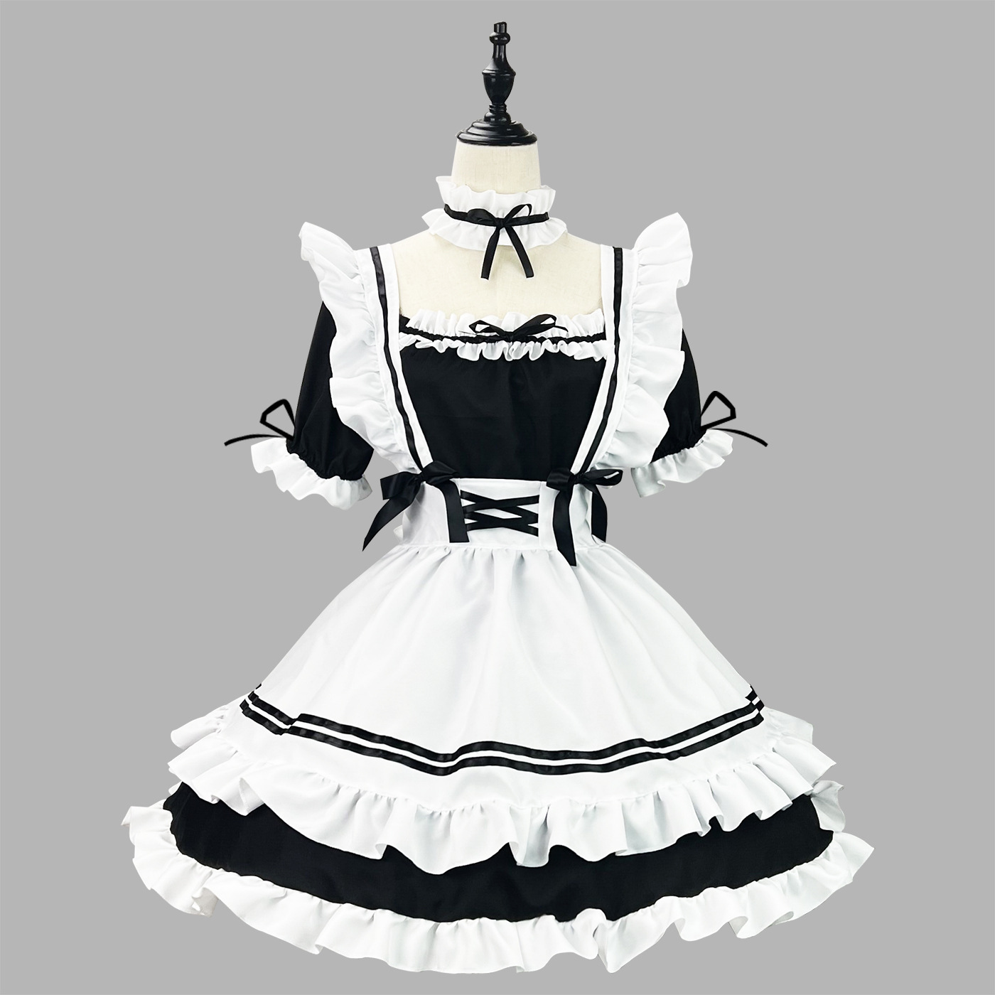 Anime Maid Cosplay Costume Dress For School Girls Maid Outfits Cute ...